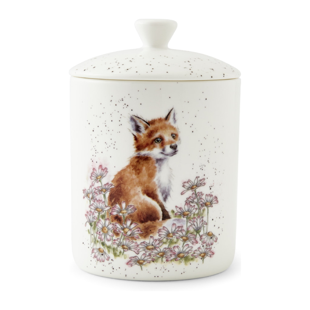 Wrendale Designs Förvaringsburk med Lock Mellan, Fox - Önska