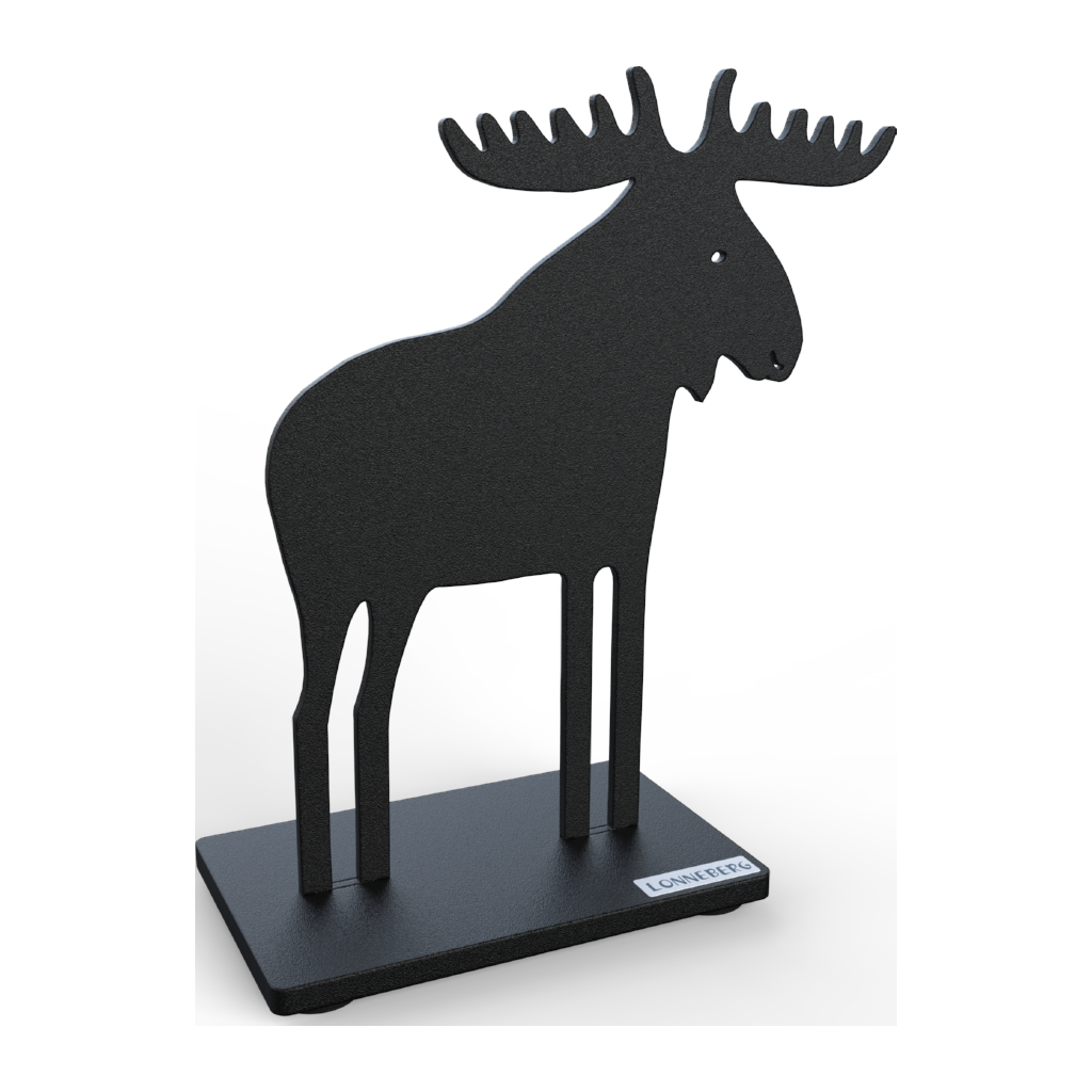 Älg 15cm, Svart Struktur - Önska