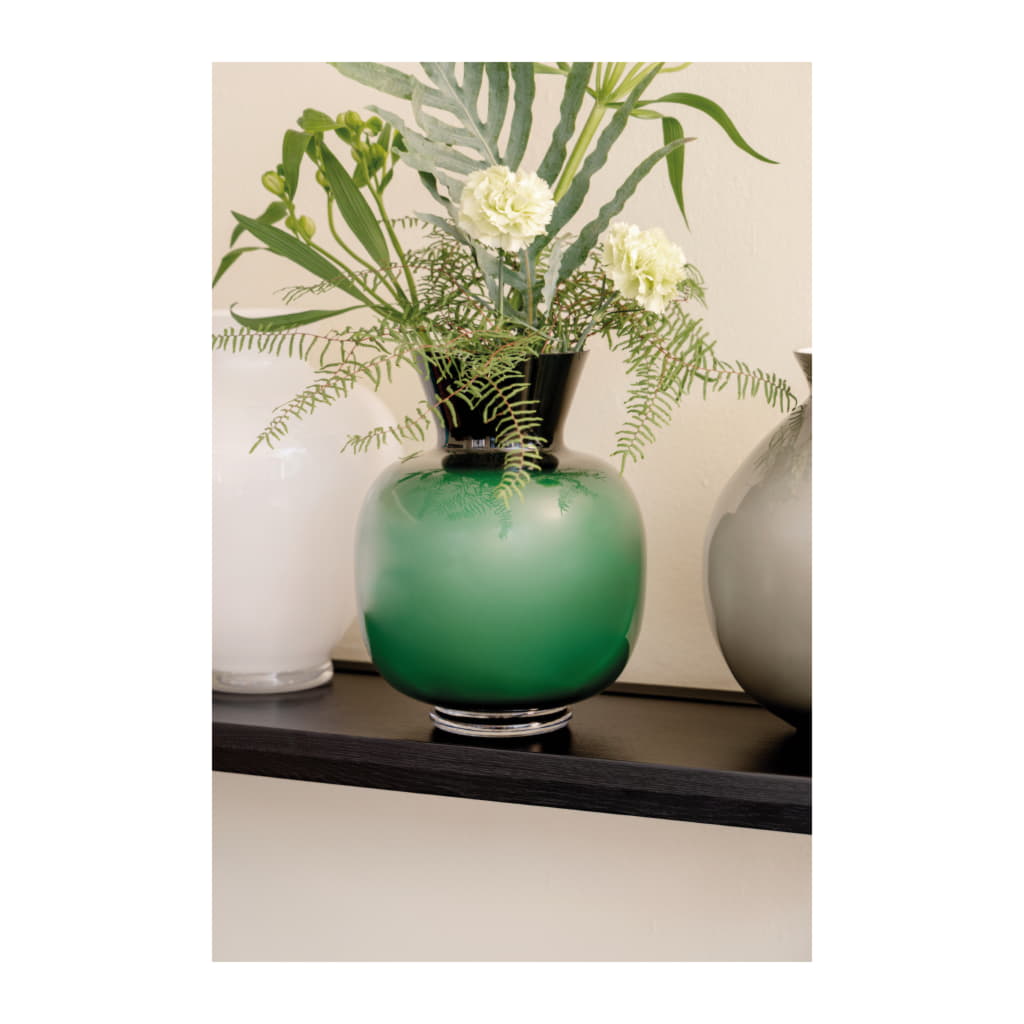 Anna Vas 34cm Glas, Green - Önska